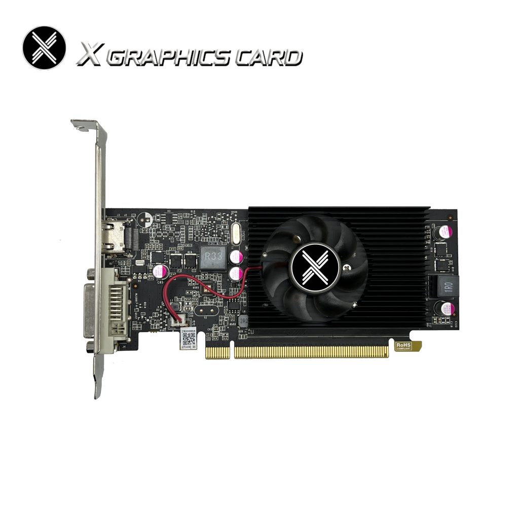 GT 1030 2GB Low Profile GRAPHICS CARD - X-VSION GRAPHICS CARD