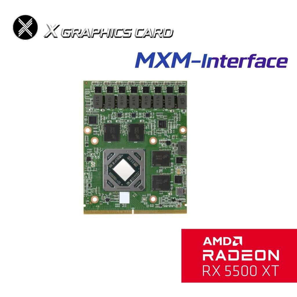 MXM AMD Radeon RX 5500 XT 4GB GDDR6 - X-VSION GRAPHICS CARD
