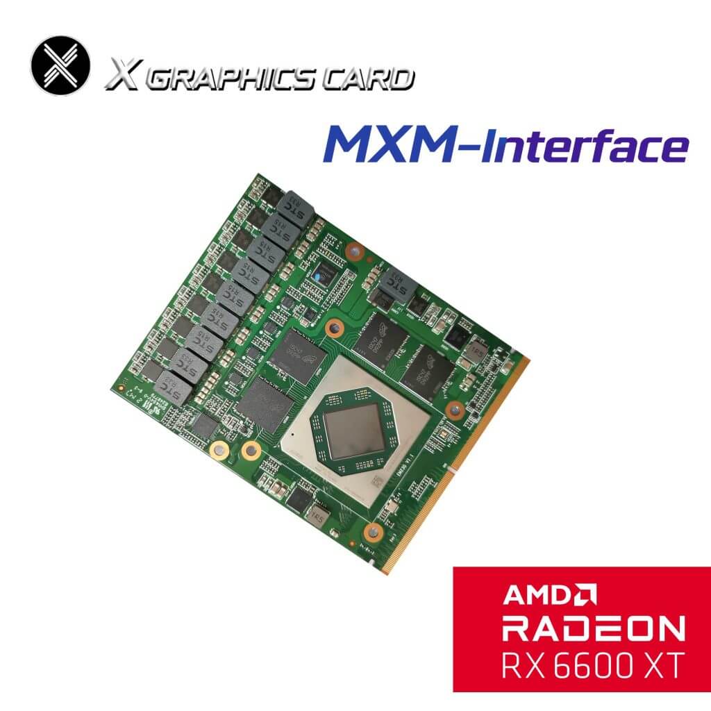 MXM AMD Radeon RX 6600 XT 8GB - X-VSION GRAPHICS CARD
