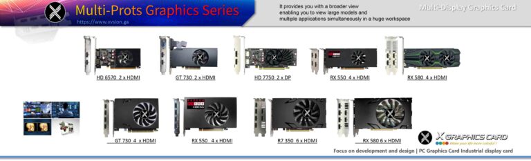 X-VSION Multi-Ports Graphics Cards Series Broader View Enabling You - X ...