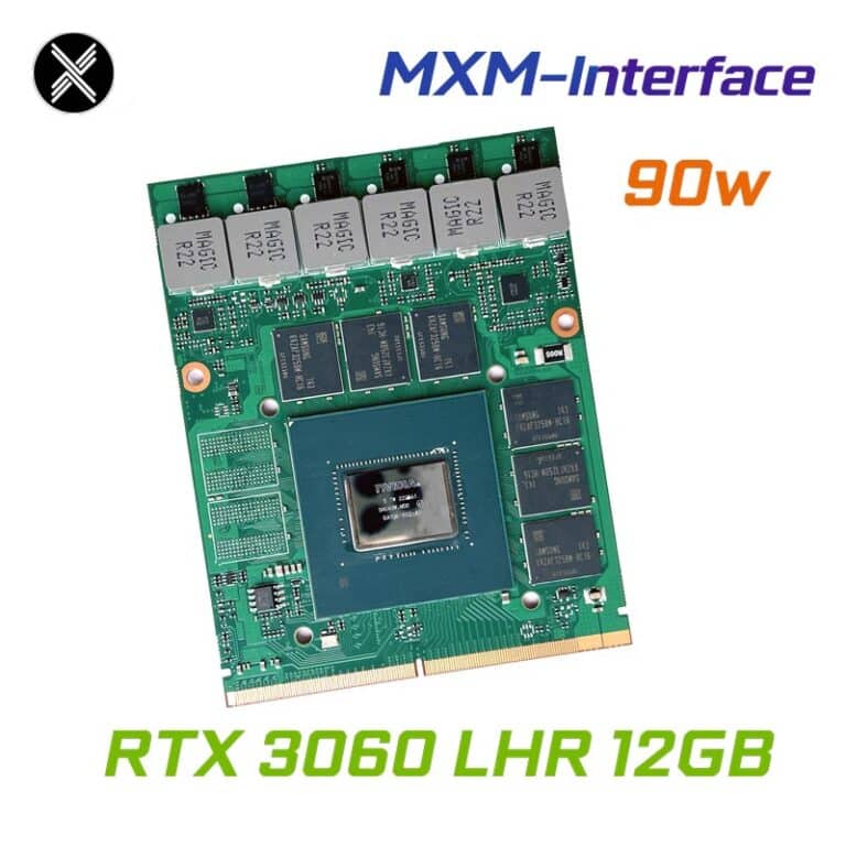 X-VSION MXM Embedded Module RTX 3060 12GB - X-VSION GRAPHICS CARD